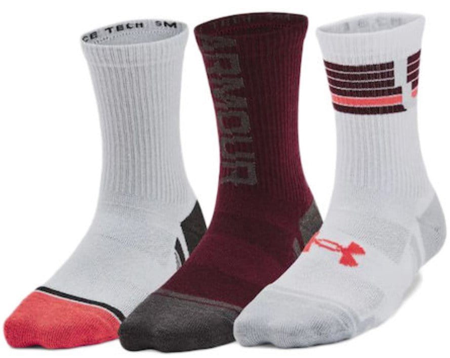 Sokken Under Armour Y UA Perform Tech 3p Crew-MRN - Top4Running.nl